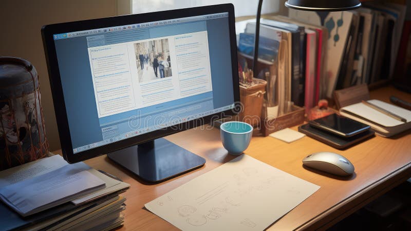 Sticky desk note stock illustration. Illustration of display - 339972978