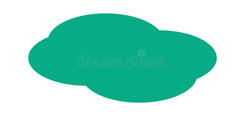 Sticky Label Cloudy Shape Design Stock Illustration - Illustration of ...