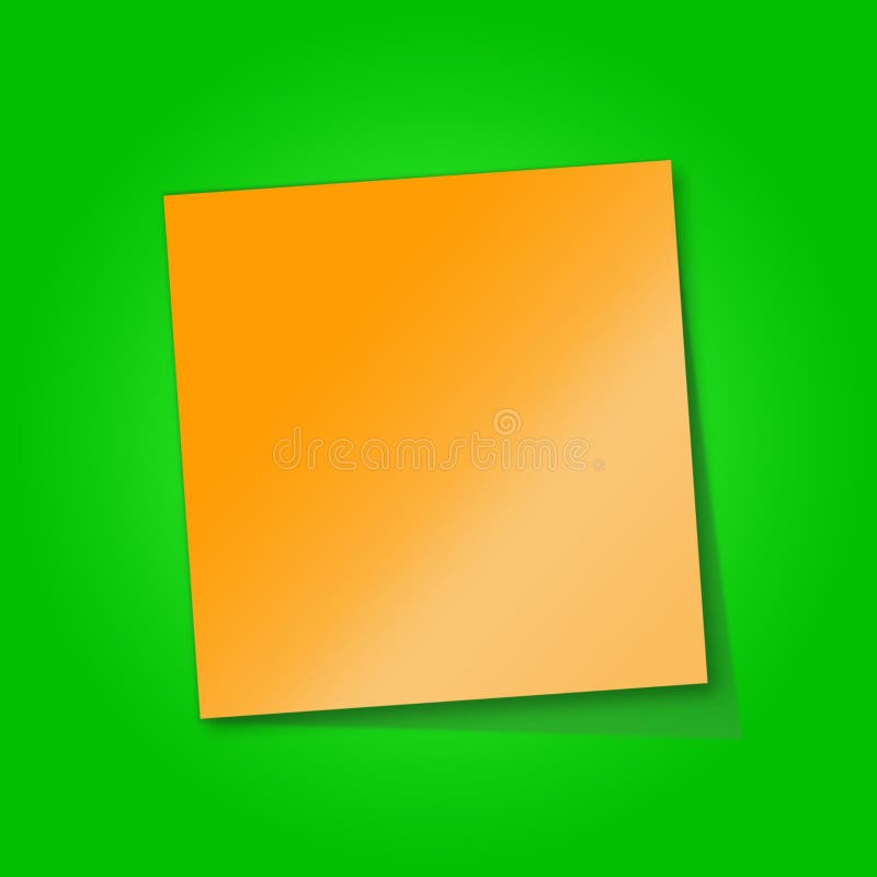 Sticky note stock illustration. Illustration of blank - 16161023