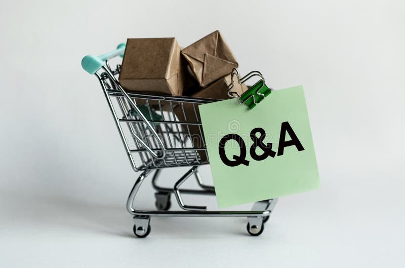 A Sticky Note Attached To a Decorative Grocery Cart Along with Small ...