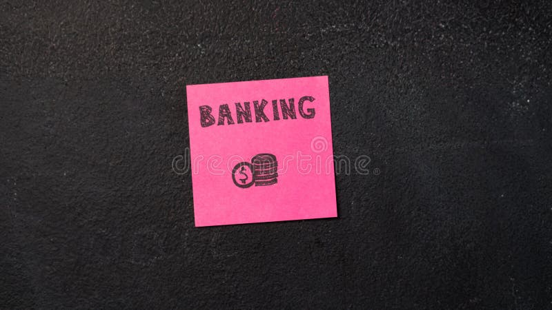 Sticky Notes on the Blackboard Stock Image - Image of funding, banking ...