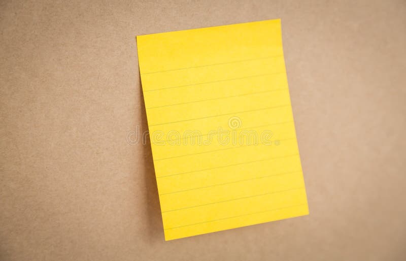 Sticky note on board stock image. Image of memo, frame - 55671313