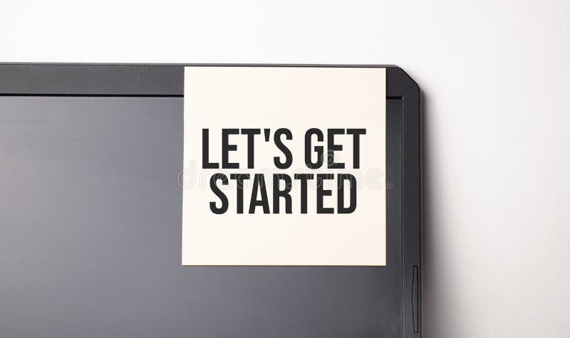 Let's Get Started Computer Stock Photos - Free & Royalty-Free Stock ...