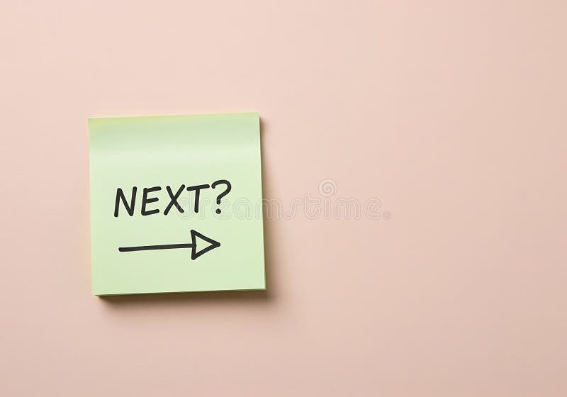 Motivational Sticky Note Inspiring Personal Growth and Success Stock ...