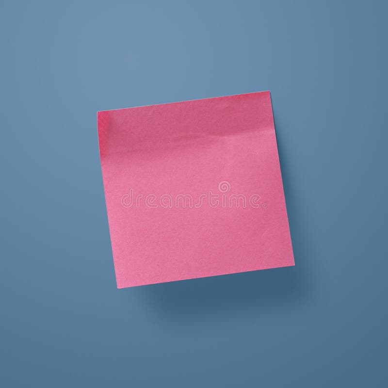 Sticky Note Hanging on a Wall Stock Photo - Image of board, remember ...
