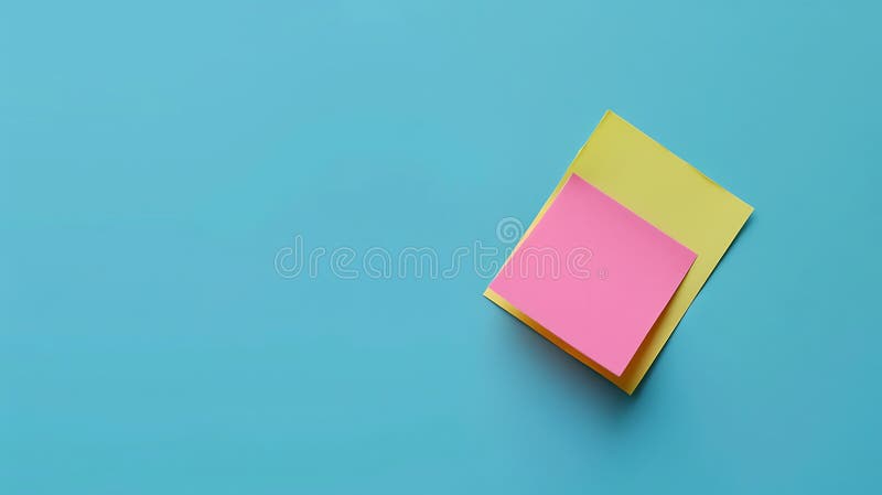 A Sticky Note with a List of Positive Affirmations on a Solid Blue ...