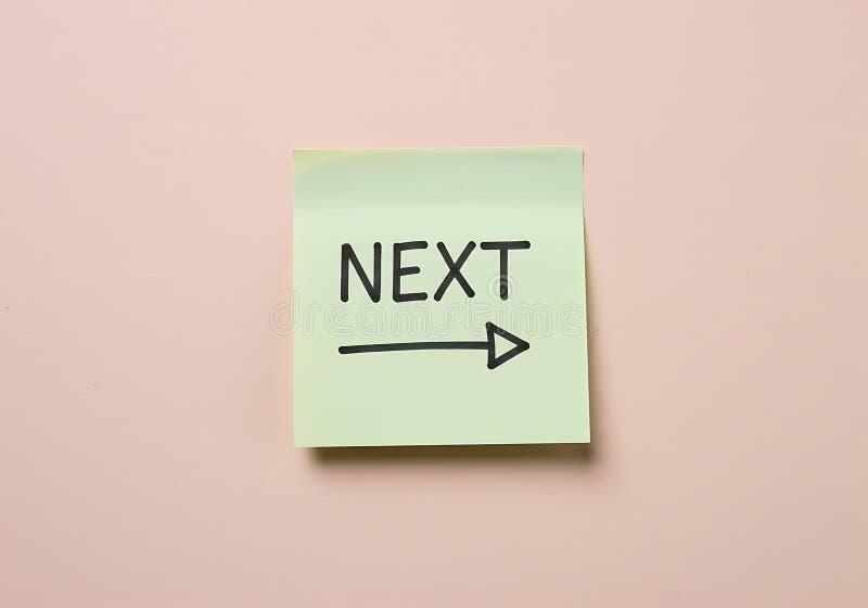 Sticky Note Message Inspiring Motivation and Personal Development Goals ...