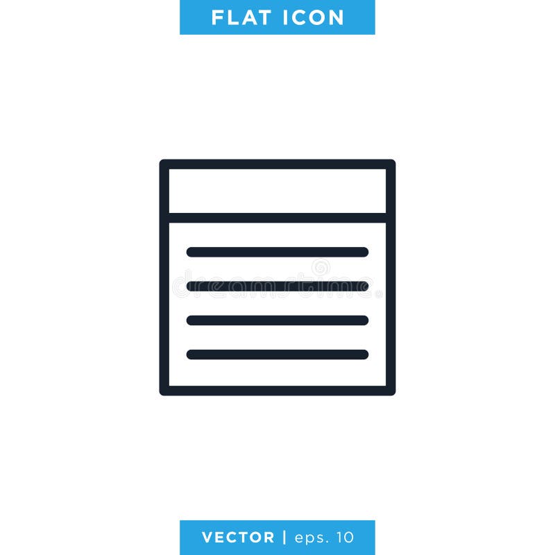 Sticky Note, Notepad Icon Vector Logo Design Template Stock Vector ...