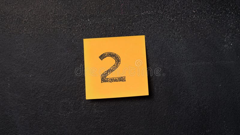 Sticky Notes on the Blackboard Stock Image - Image of communication ...