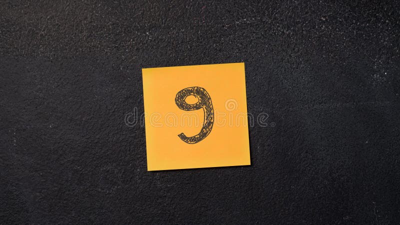 Sticky Notes on the Blackboard Stock Photo - Image of creativity ...