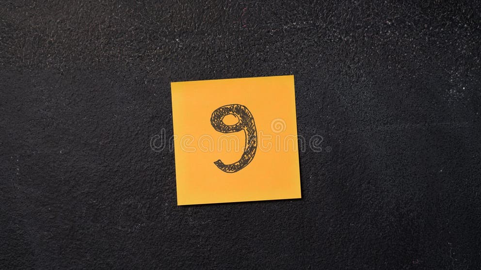 Sticky Notes on the Blackboard Stock Photo - Image of creativity ...