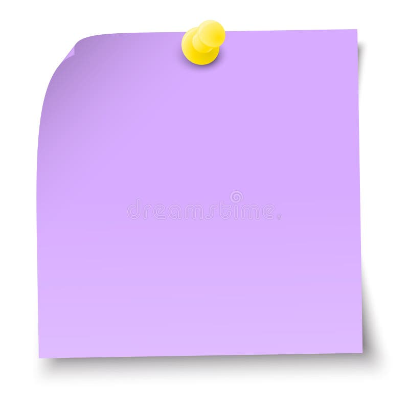 Purple Sticky Note