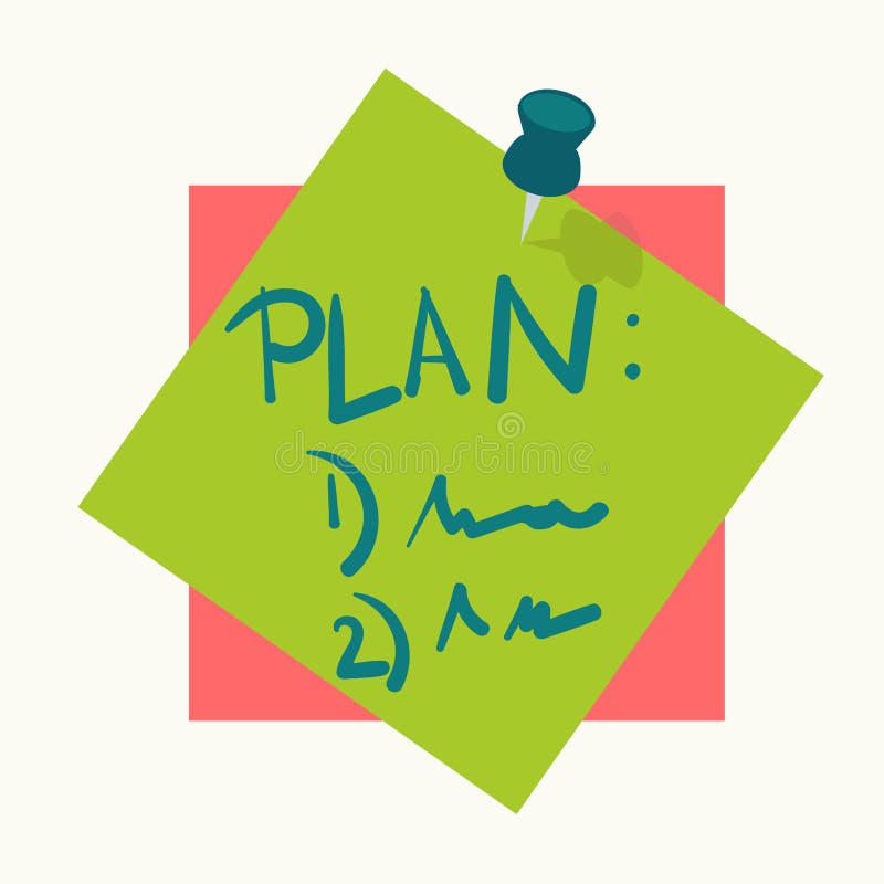 Sticky Note or Reminder Memo Pin Vector Icon Stock Vector ...