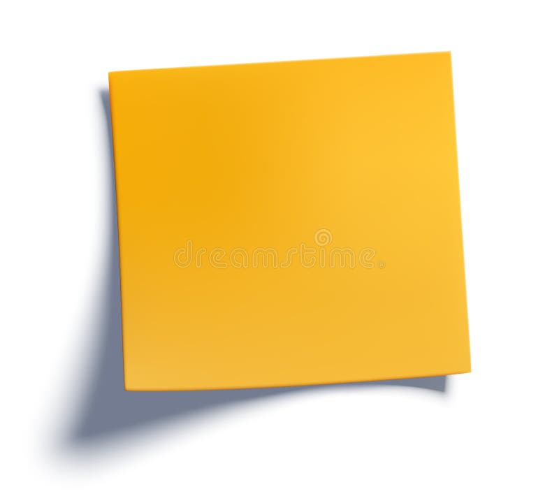 Sticky Note Reminder. Post it Paper Stock Vector - Illustration of ...
