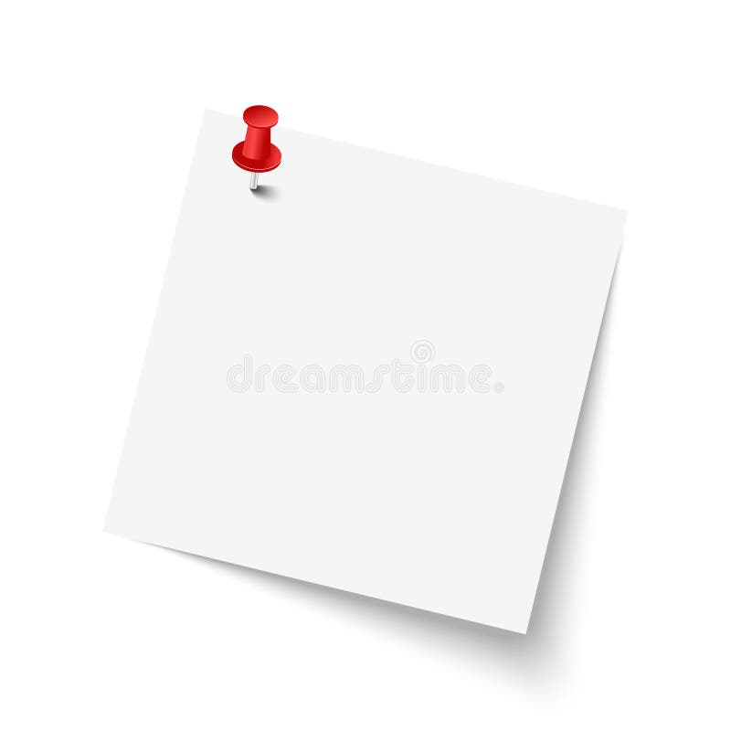 Sticky Note Reminder. Post it Paper Stock Vector - Illustration of ...