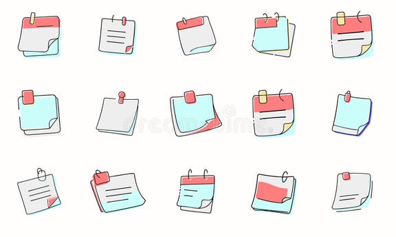 Sticky Note Designs Stock Illustrations – 640 Sticky Note Designs Stock ...