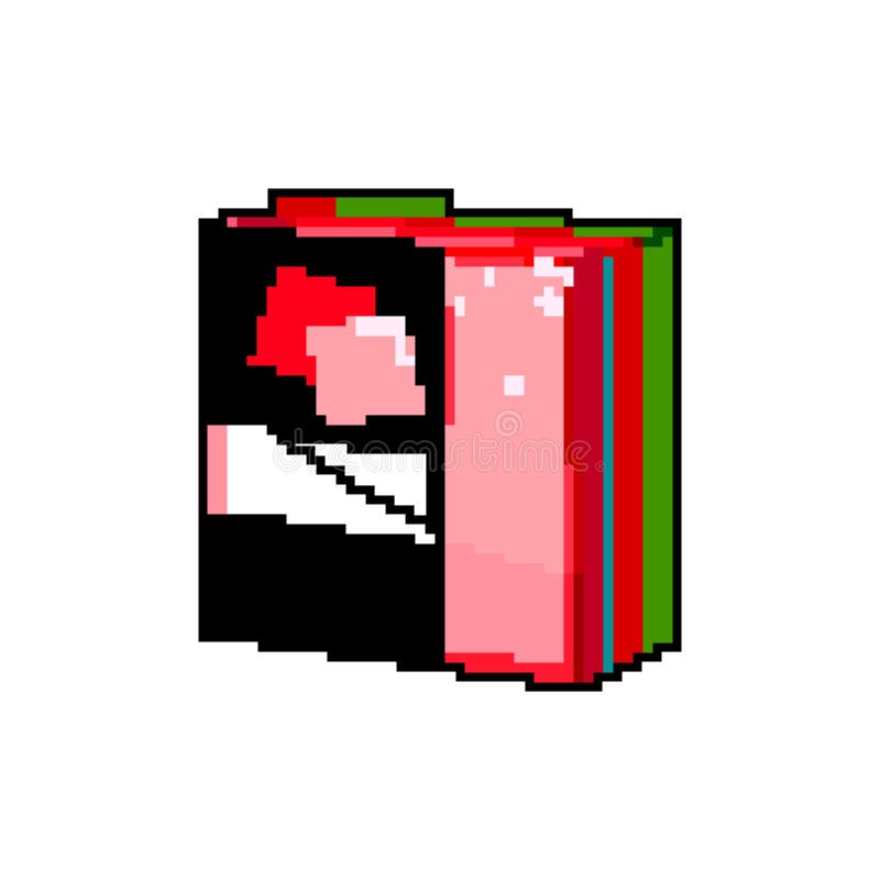 Sticky Note Sticker Game Pixel Art Vector Illustration Stock Vector ...