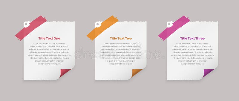 Sticky Note Infographic Education Stock Illustrations – 119 Sticky Note ...
