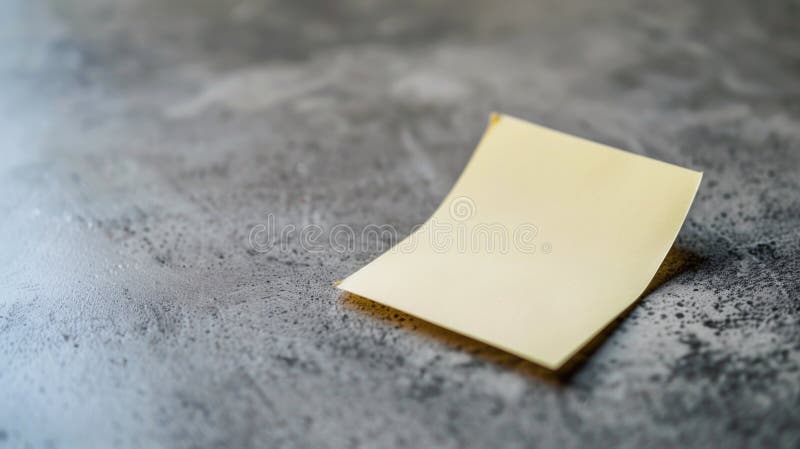 Sticky Note on Table stock image. Image of plain, sticky - 366117393