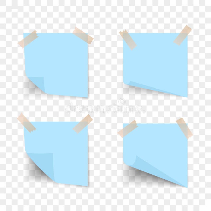 Sticky note stock vector. Illustration of reminder, realistic - 91715138