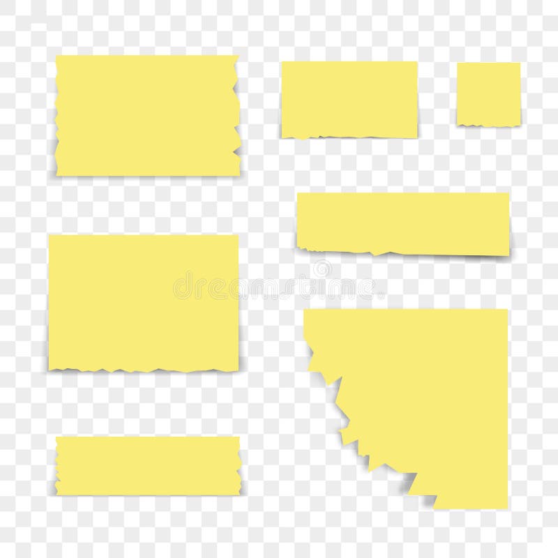 Sticky note stock vector. Illustration of reminder, realistic - 91715138