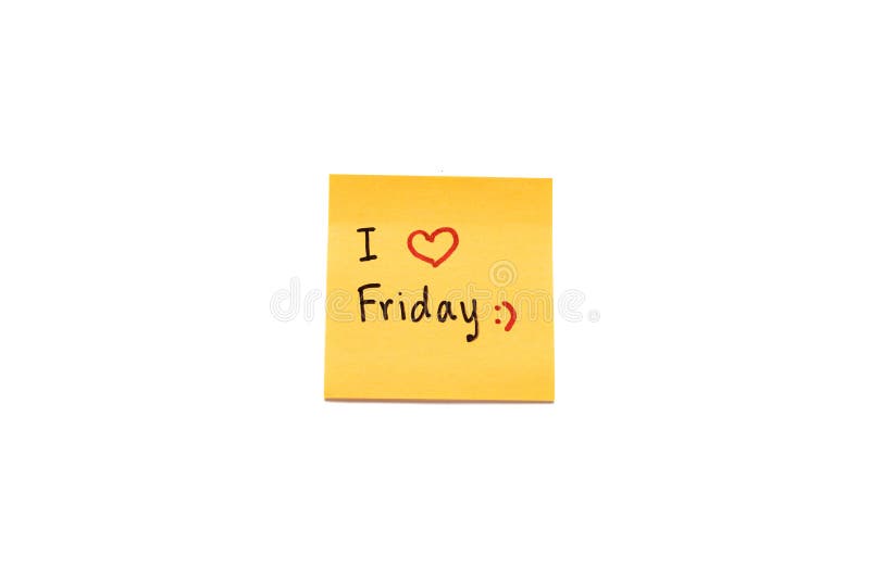 324 Friday Note Sticky Stock Photos - Free & Royalty-Free Stock Photos ...