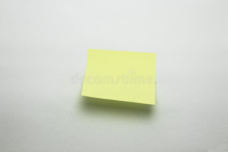 Sticky Note Yellow Reminder Office Memo Stock Photo - Image of ...