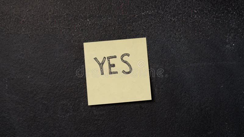 Sticky Notes on the Blackboard Stock Image - Image of abstract, closeup ...