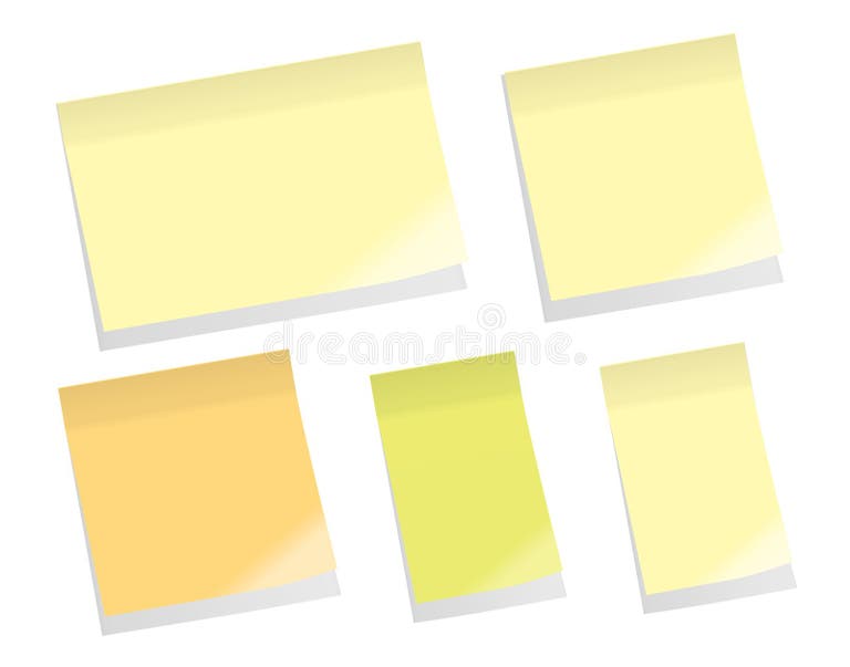 Sticky Note Rectangle Stock Illustrations – 2,361 Sticky Note Rectangle ...