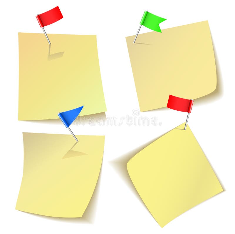 Sticky notes stock vector. Illustration of collection - 18673515