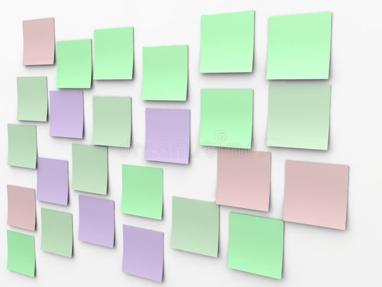 Many Sticky Notes Stock Illustrations – 333 Many Sticky Notes Stock ...