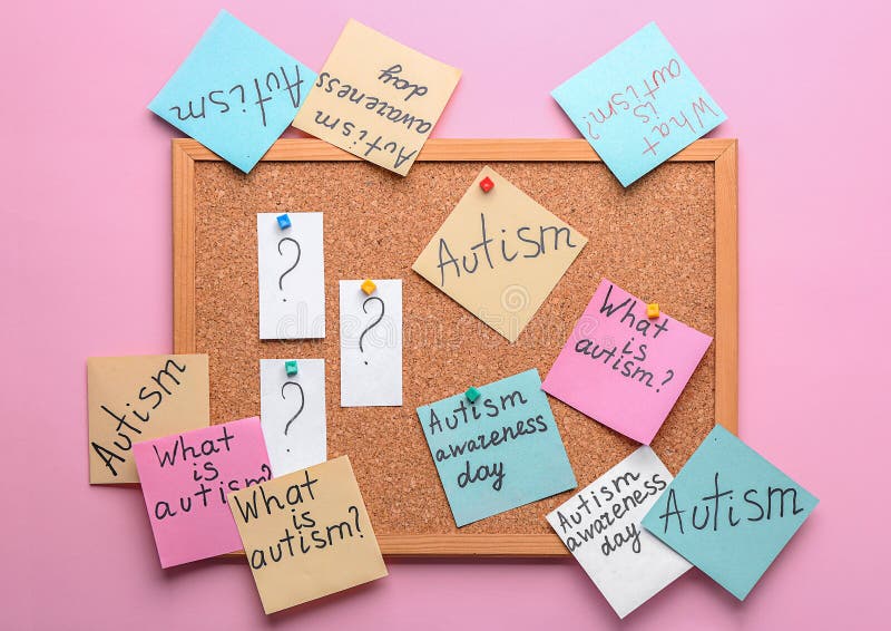 Sticky Notes with Autism Related Phrases Stock Image - Image of ...