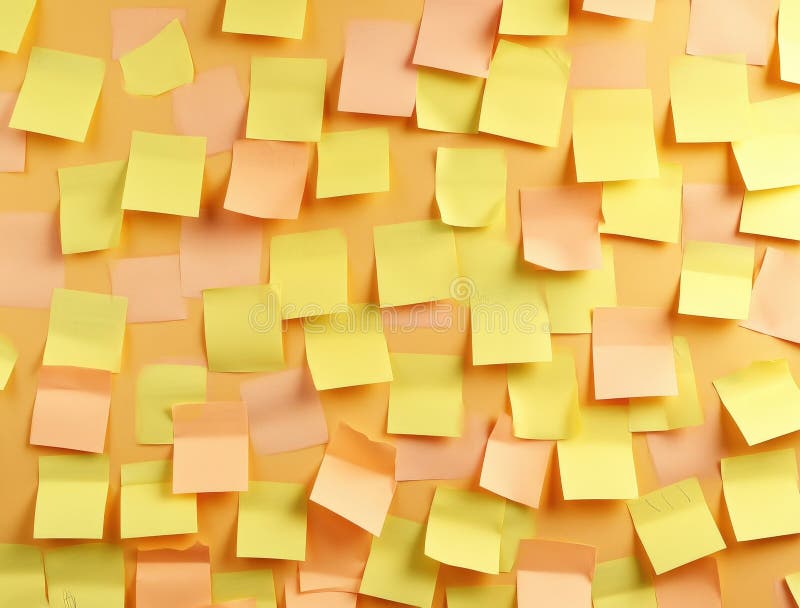Sticky Notes Background stock illustration. Illustration of paper ...
