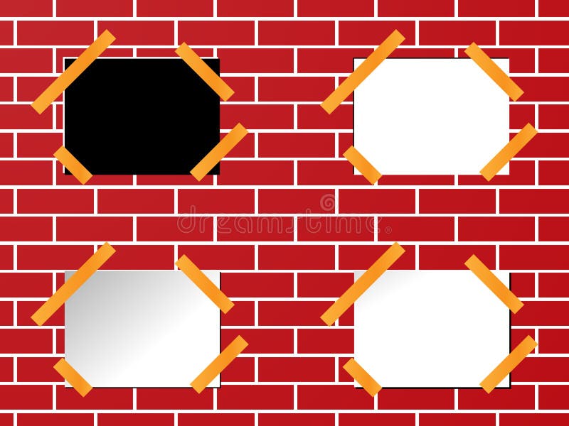 Sticky Notes Brick Wall Stock Illustrations – 81 Sticky Notes Brick ...