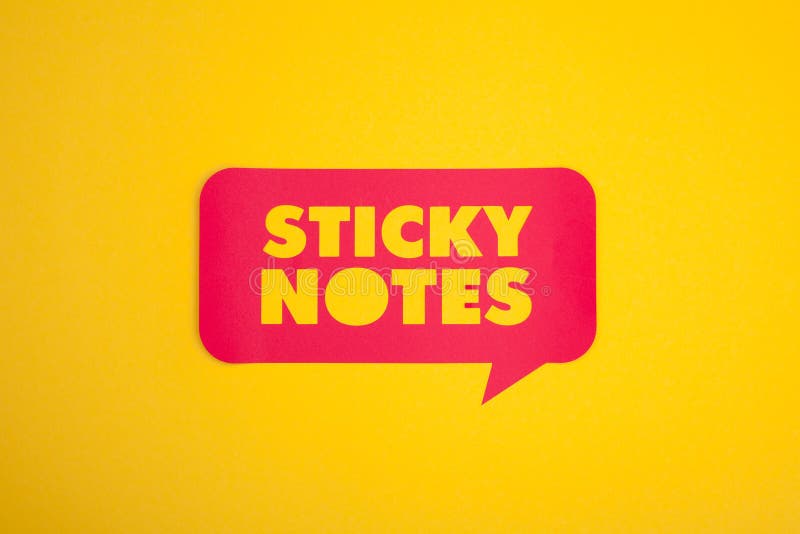 Sticky Notes Cut-out in Cloud Stock Photo - Image of shape, frame: 92869490