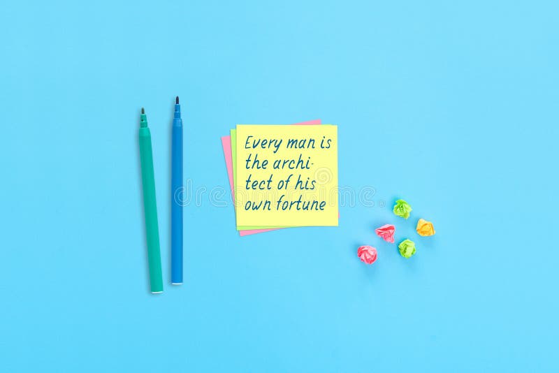 Sticky Notes with Handwritten Text Stock Photo - Image of improvement ...