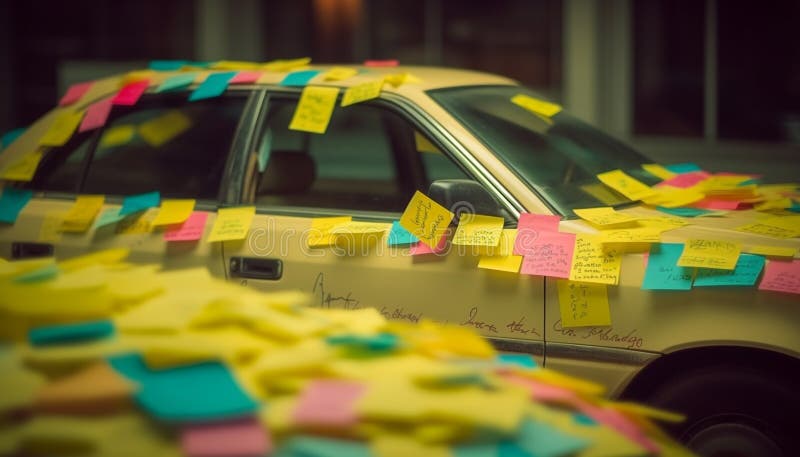 Sticky Notes Inspire Creativity in Modern Office for Successful ...