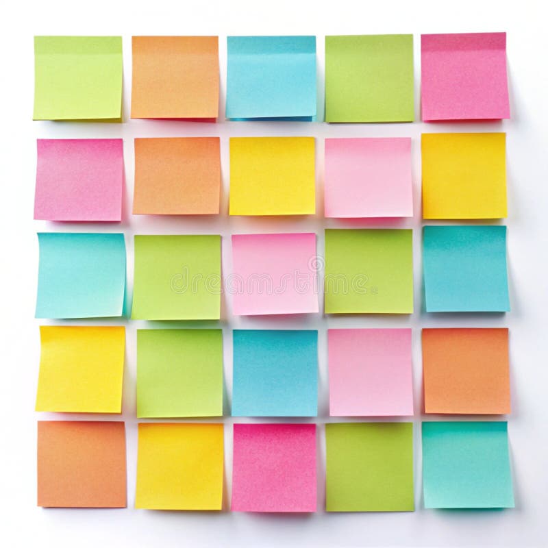 Sticky notes stock illustration. Illustration of memo - 357819853