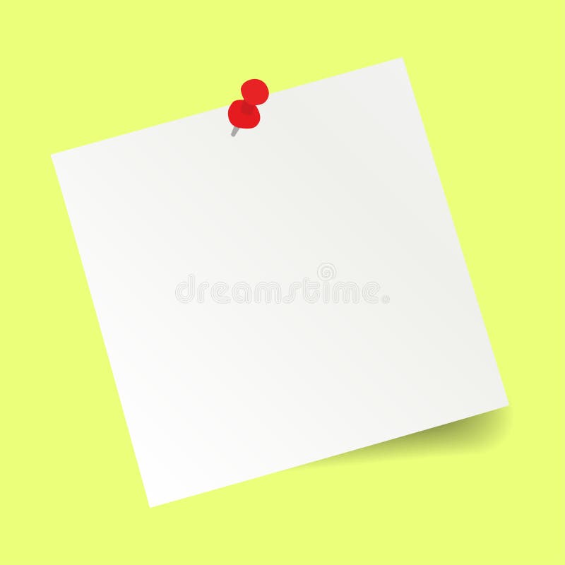 Sticky Notes Logo on a White Background Stock Illustration ...