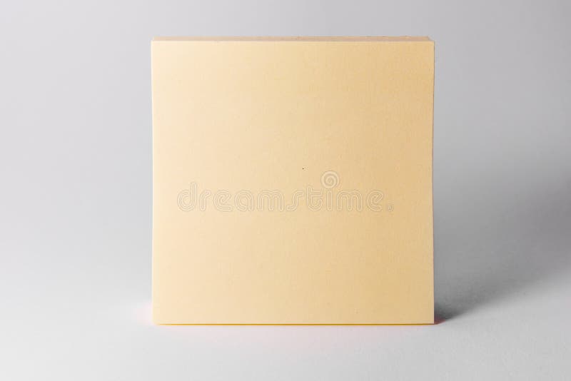 Sticky Notes Notepad Yellow Square White Background Office Suppl Stock ...