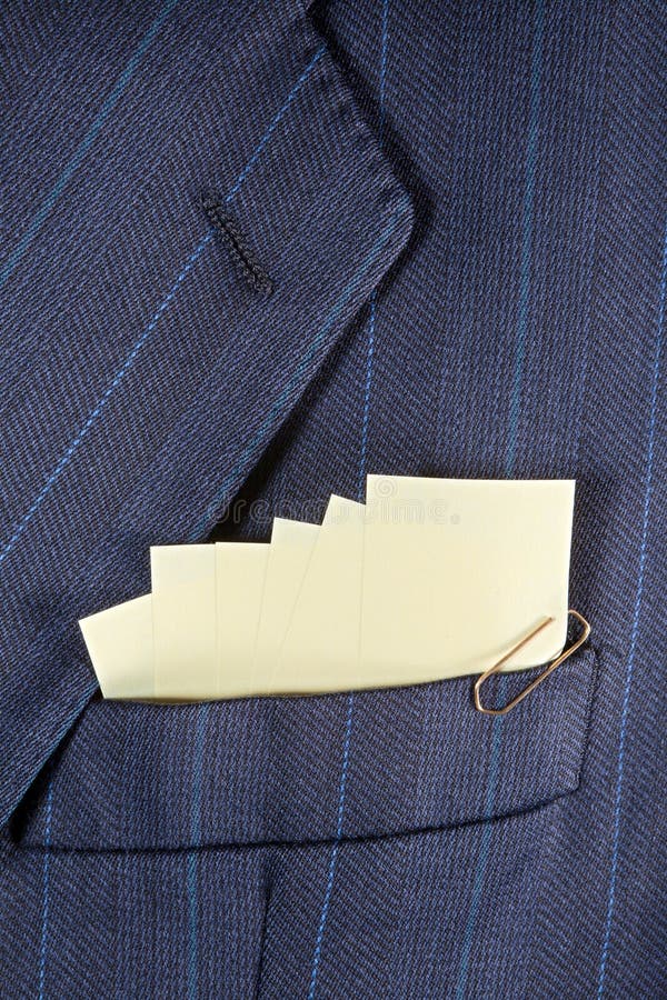 Sticky notes in a pocket stock photo. Image of pocket - 21695600