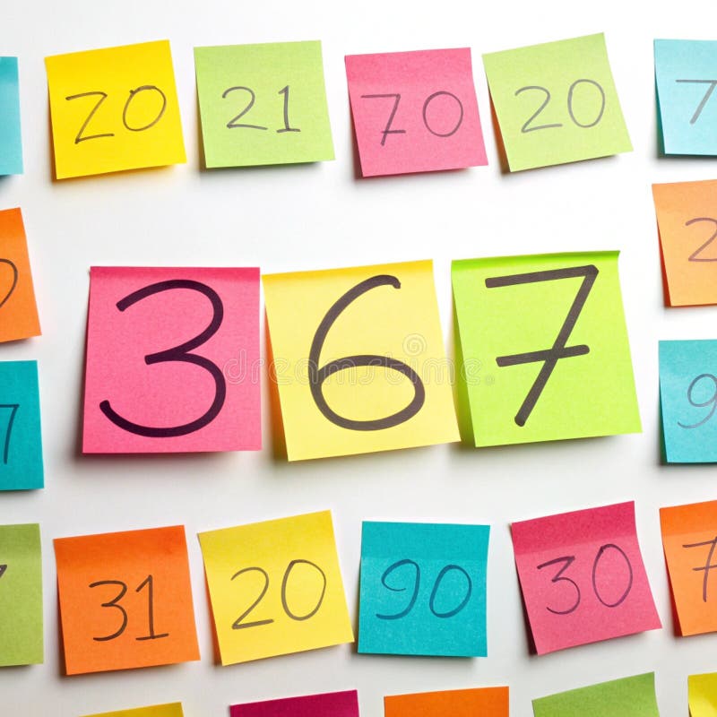 Sticky Notes Reminder on White Background Stock Illustration ...