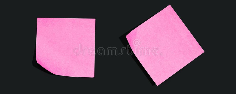 Sticky notes with shadow stock image. Image of pink - 273798491