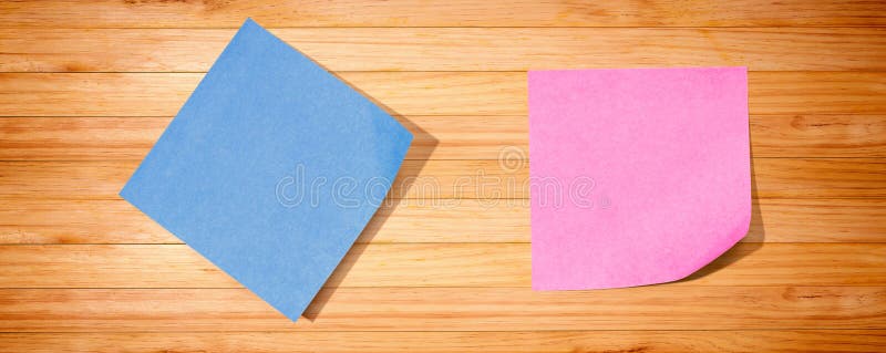 Sticky notes with shadow stock image. Image of business - 193640455