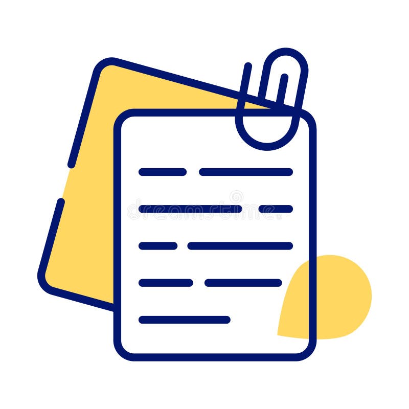 Sticky Notes Vector Design in Modern Style, Ready To Use Vector Stock ...