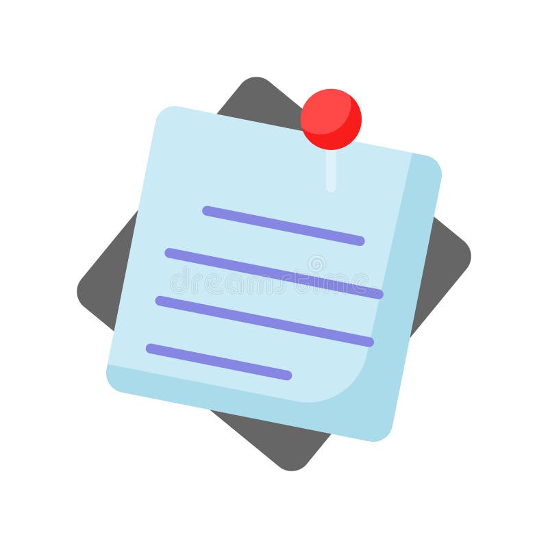 Sticky Notes Vector Design in Modern Style, Ready To Use Vector Stock ...
