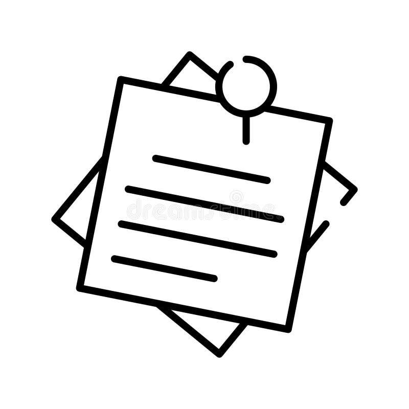 Sticky Notes Vector Design in Modern Style, Ready To Use Vector Stock ...