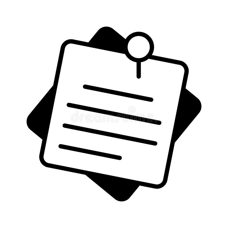 Sticky Notes Vector Design in Modern Style, Ready To Use Vector Stock ...