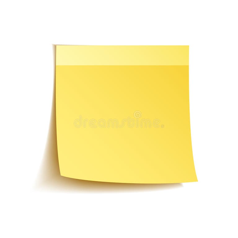 Sticky Notes Vector Illustration Concept Stock Vector - Illustration of ...