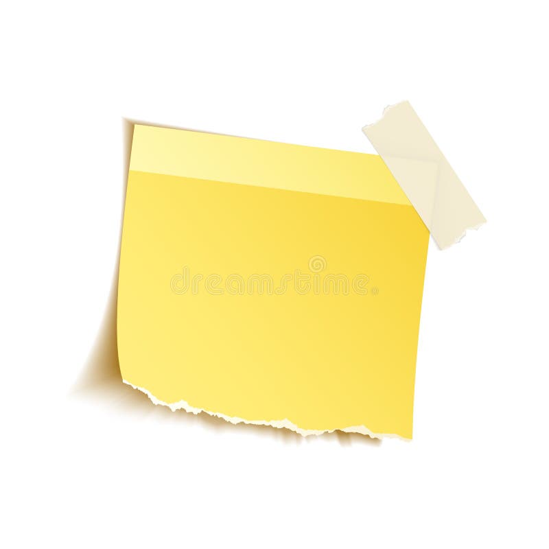 Sticky notes on white stock vector. Illustration of assistance - 84651918
